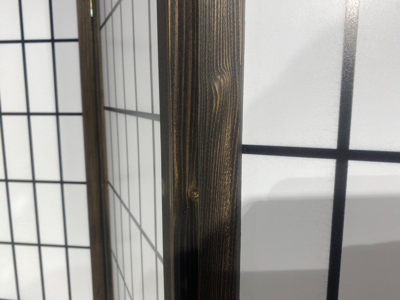 Japanese Style Wooden Room Divider Screen: Elegant Partition Separator ...