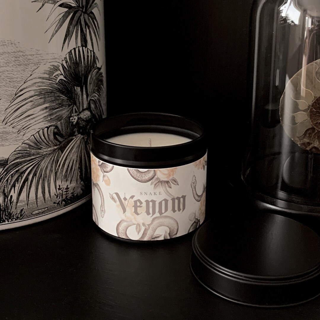 Snake Venom Candle Sweet Orange and Jasmine Scented Bergamot, Gardenia ...