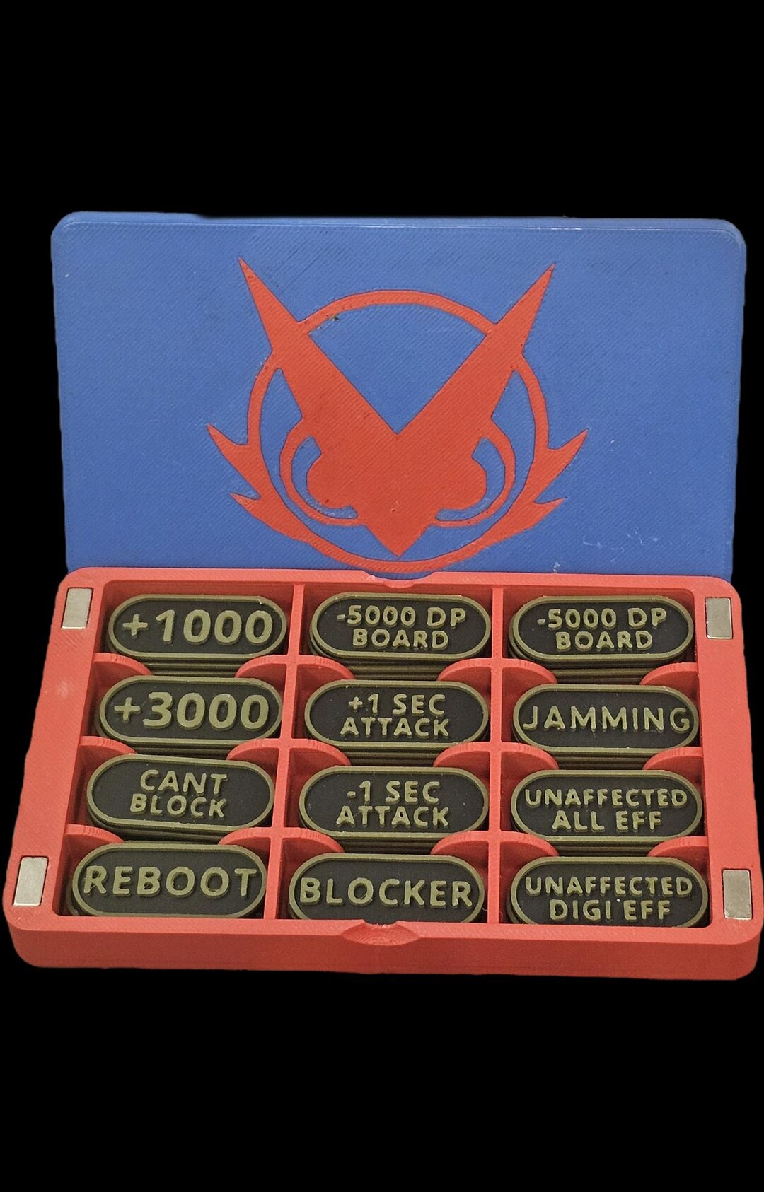 Digimon TCG Status Token and Case Xros Heart - Etsy UK
