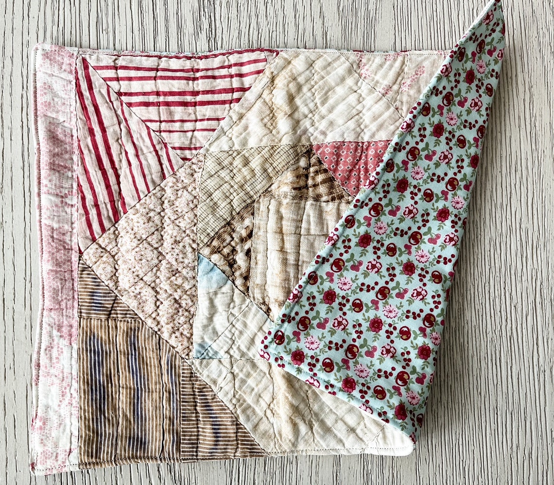 4-pack of Repurposed Vintage Quilt Placemats - Etsy