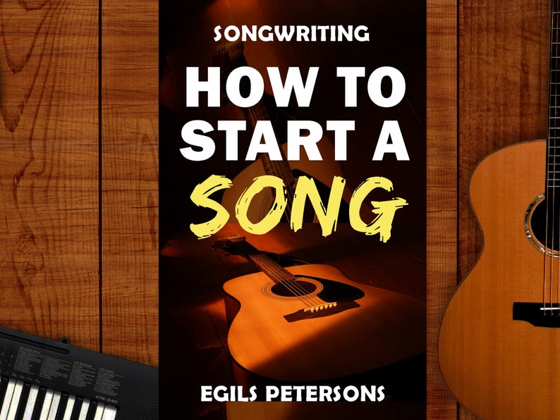 Songwriting Book Printable, How to Write A Song, Tips, Guide ...