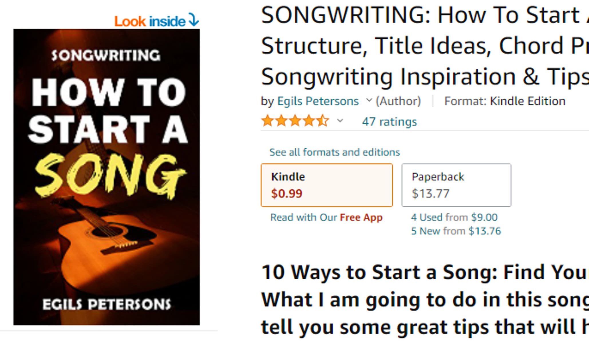 Songwriting Book Printable, How to Write A Song, Tips, Guide ...