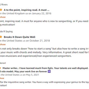 Songwriting Book Printable, How to Write A Song, Tips, Guide ...