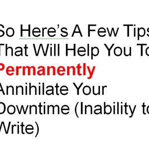 Writing Books Printable 20 Tips to Overcome Writer's | Etsy