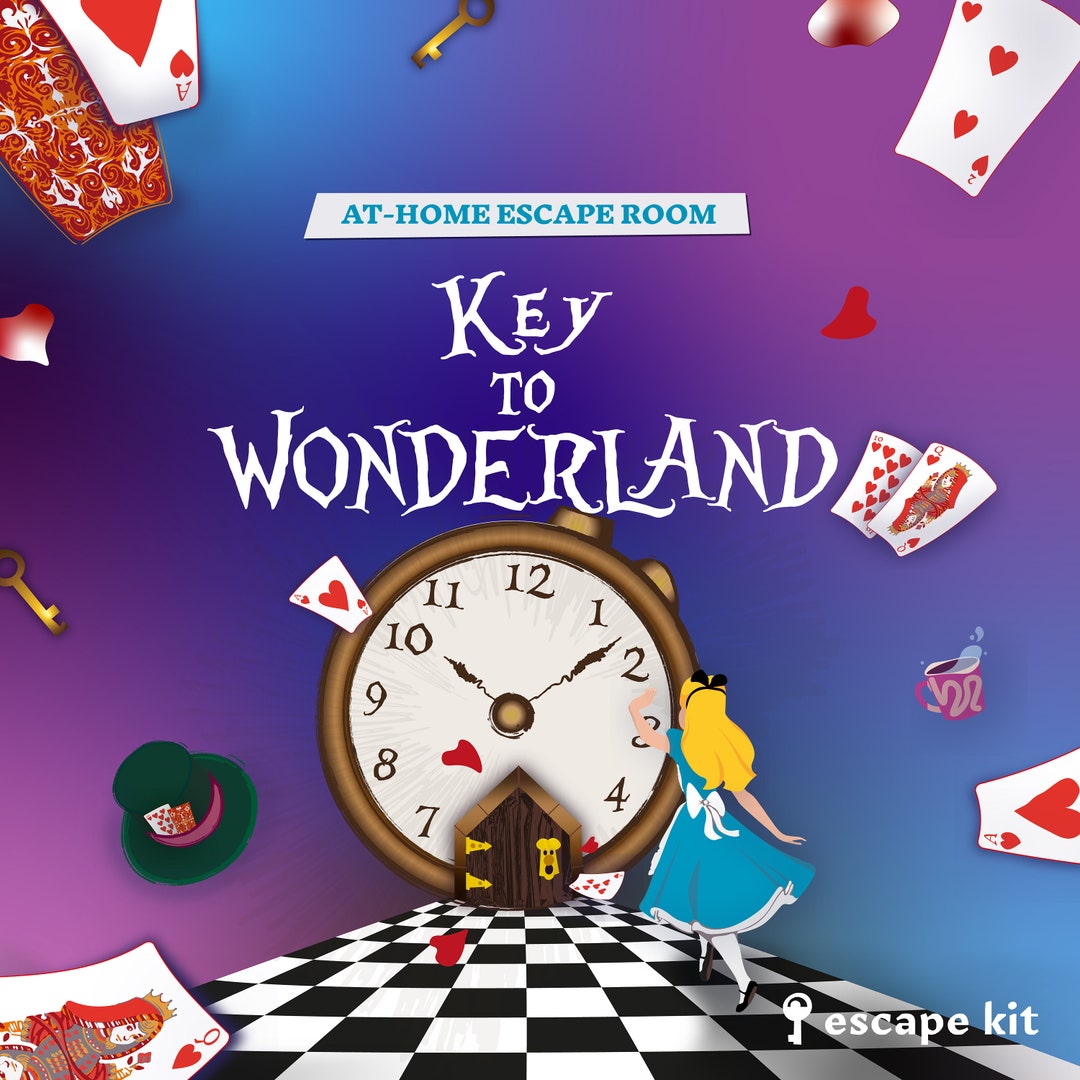 Key to Wonderland - Alice in Wonderland - Scavenger Hunt - Escape Room ...