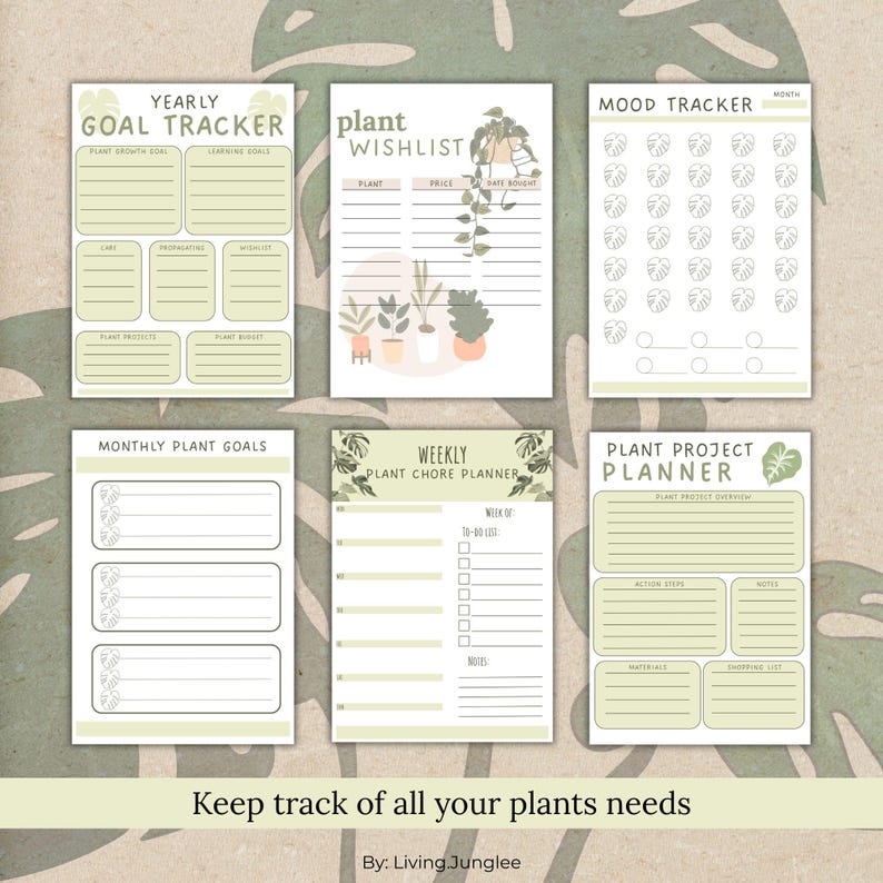 Ultimate Plant Care Binder | Printable Plant Planner Bundle | Digital ...