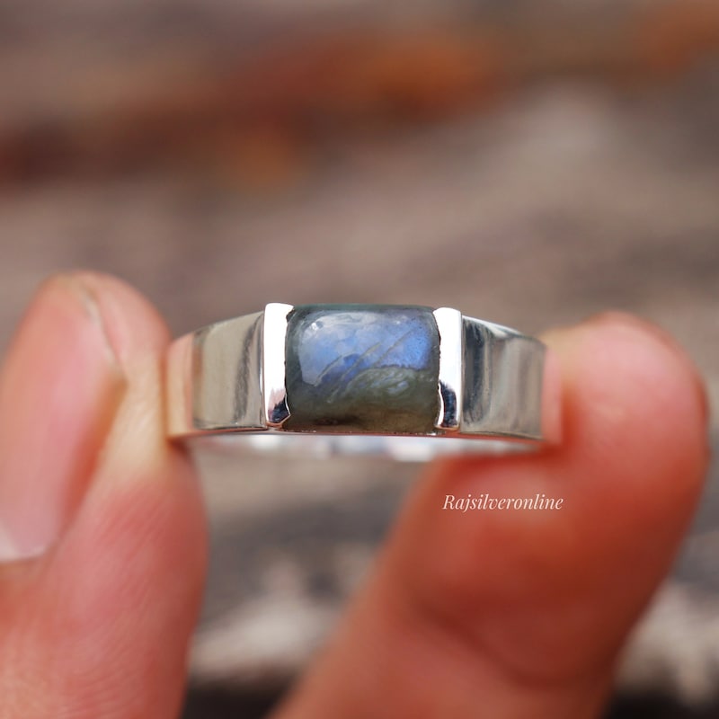 Labradorite Ring - Etsy