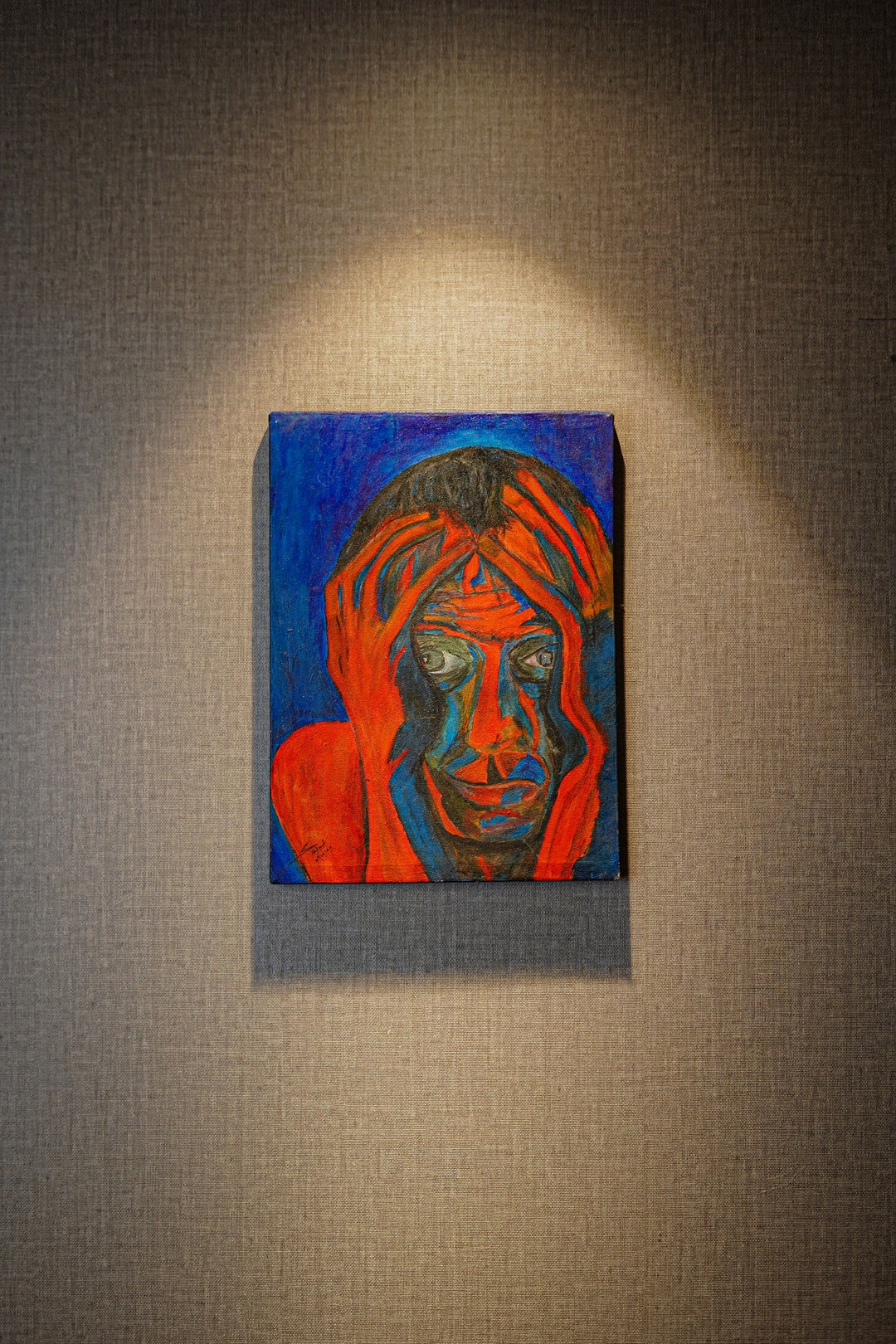 Depression in Real Life Canvas Painting Painting for Depressed Person ...