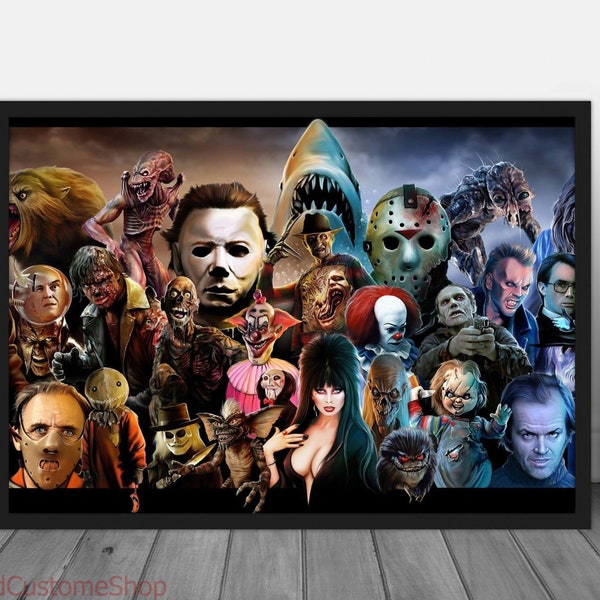 Horror Poster - Etsy