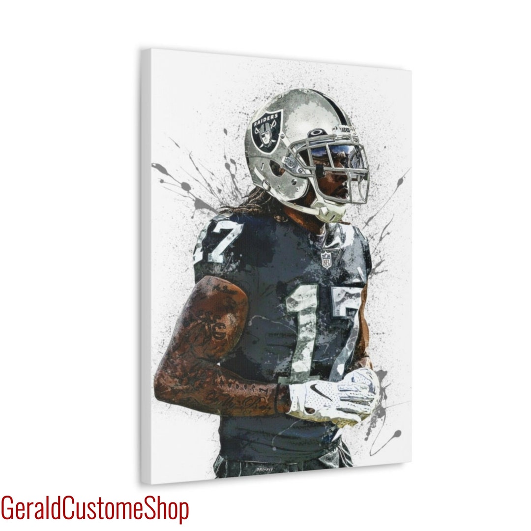 Davante Adams Las Vegas Raiders Canvas Poster Wall Art Home Decor ...