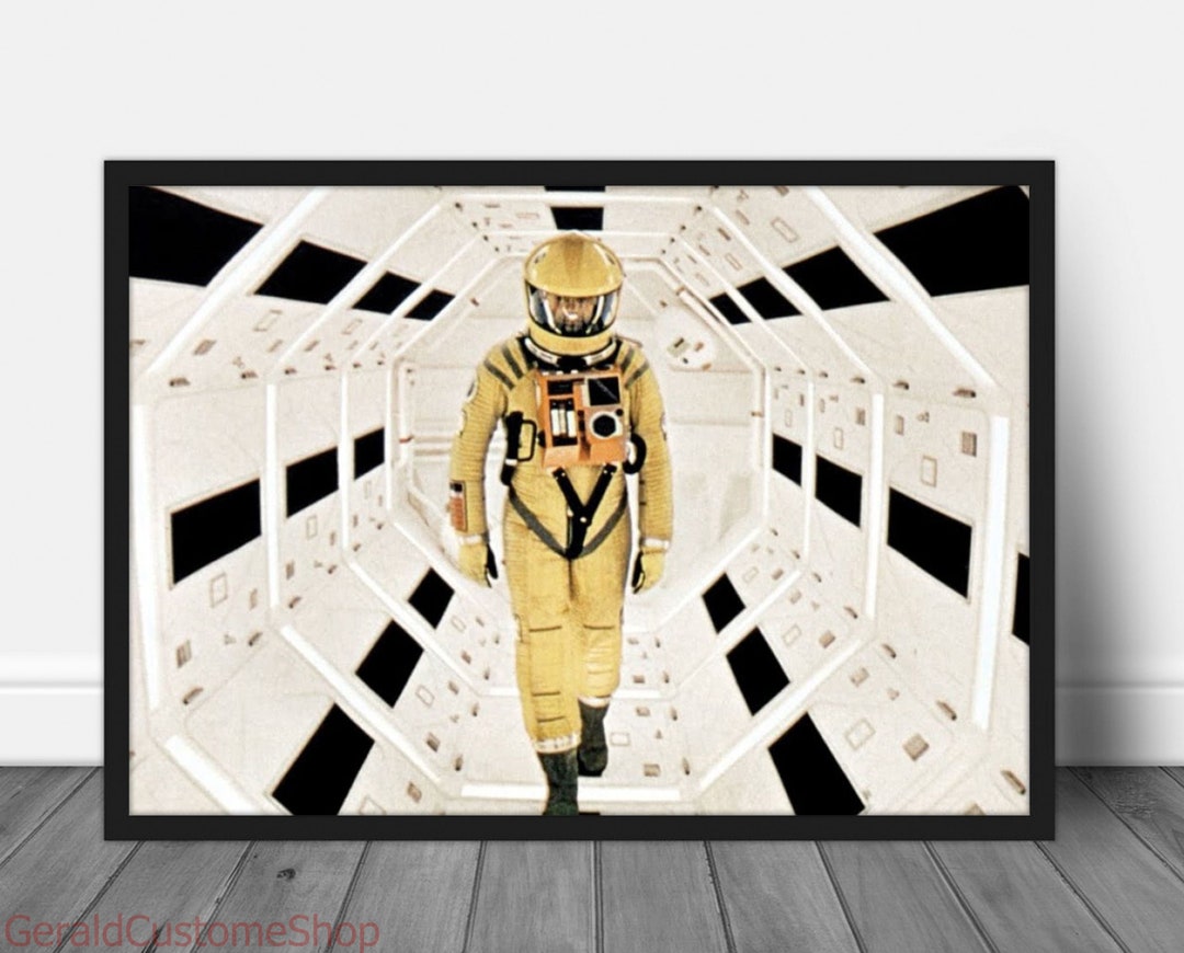2001 A Space Odyssey Movie Canvas Poster Wall Art Home Decor Framed ...