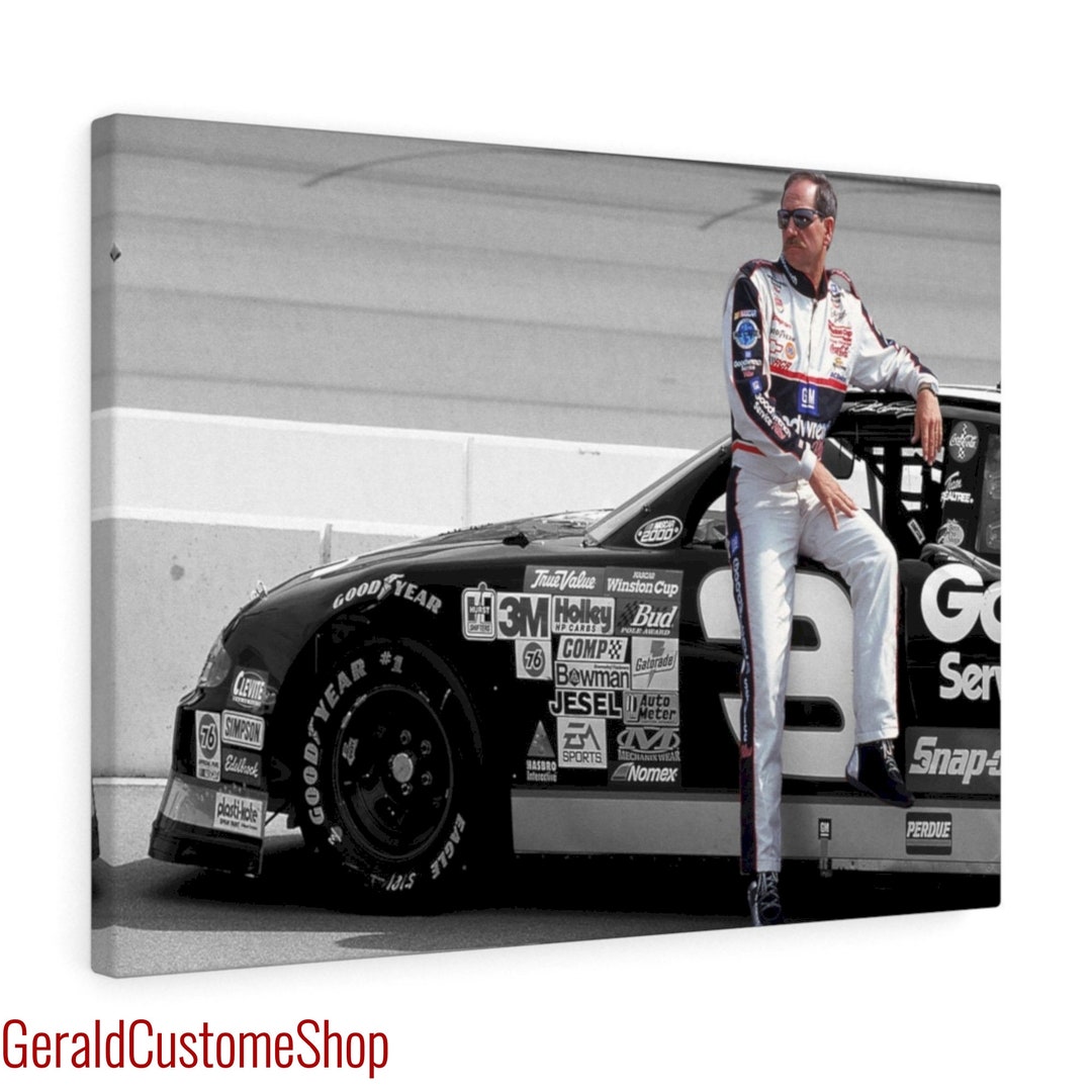 Dale Earnhardt Canvas Poster Wall Art Home Decor Framed Gift Idea ...