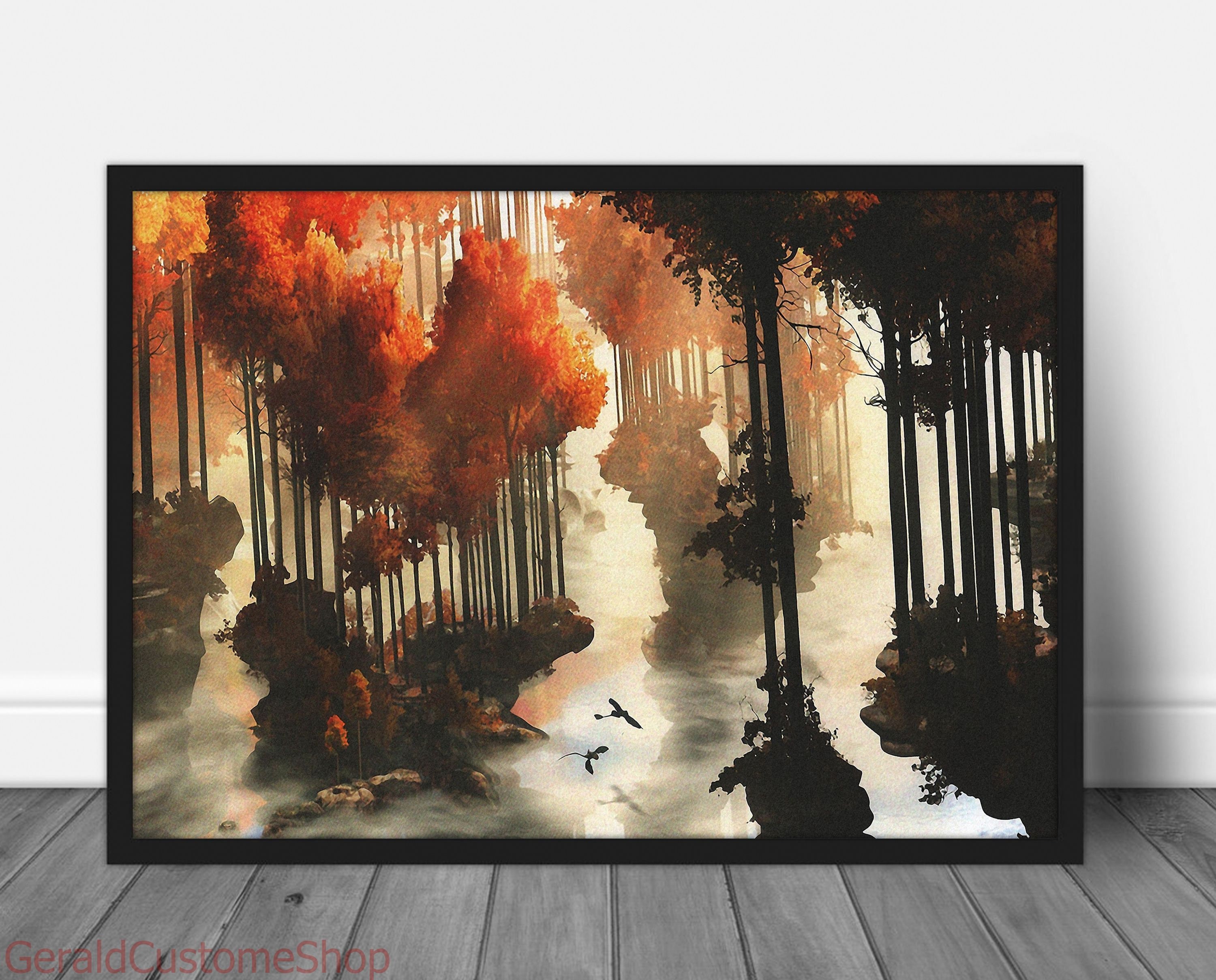 How to Train Your Dragon Scenery Art Decor Canvas Poster Wall - Etsy