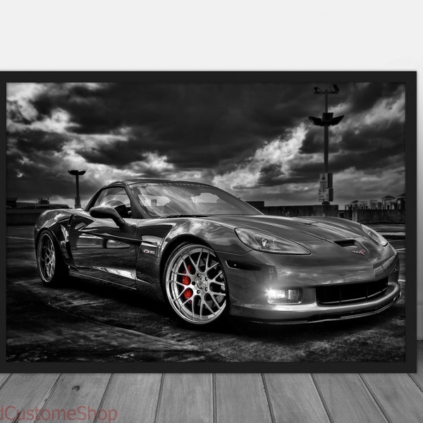 Chevrolet Corvette Poster - Etsy