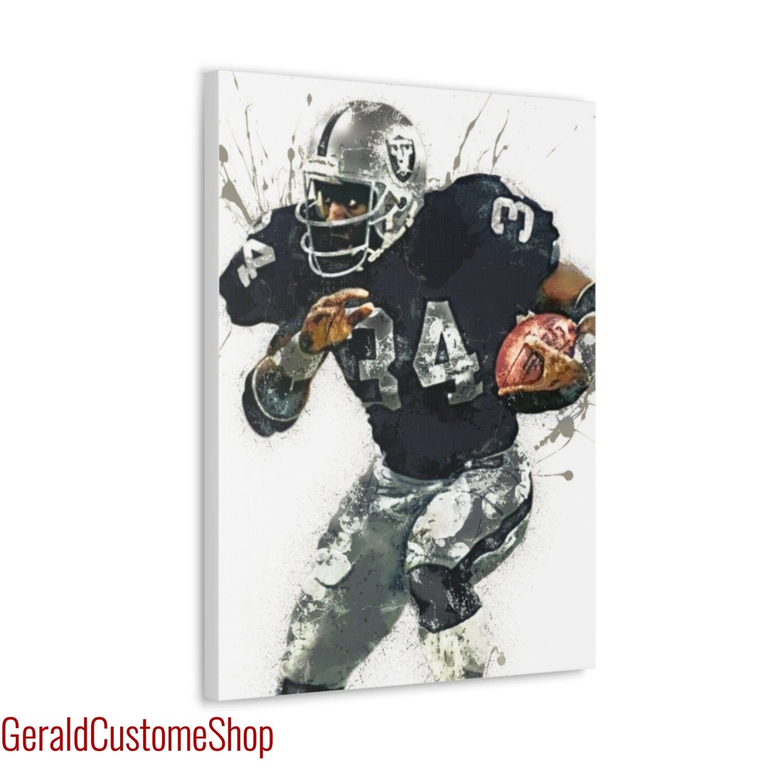 Bo Jackson Las Vegas Raiders Canvas Poster Wall Art Home Decor Framed ...