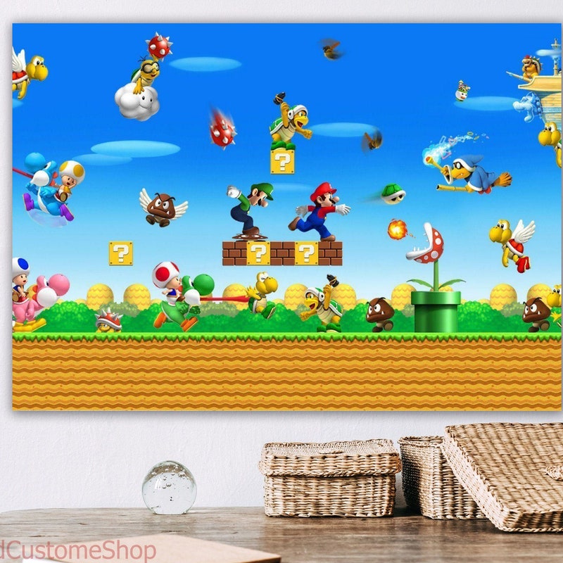 Super Mario Poster - Etsy