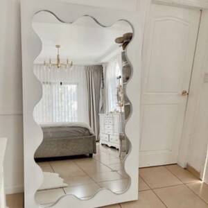 Led Lighted Floor Length Mirror Illuminated Squiggle Full - Etsy