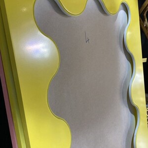 Led Lighted Floor Length Mirror Illuminated Squiggle Full Length Mirror ...
