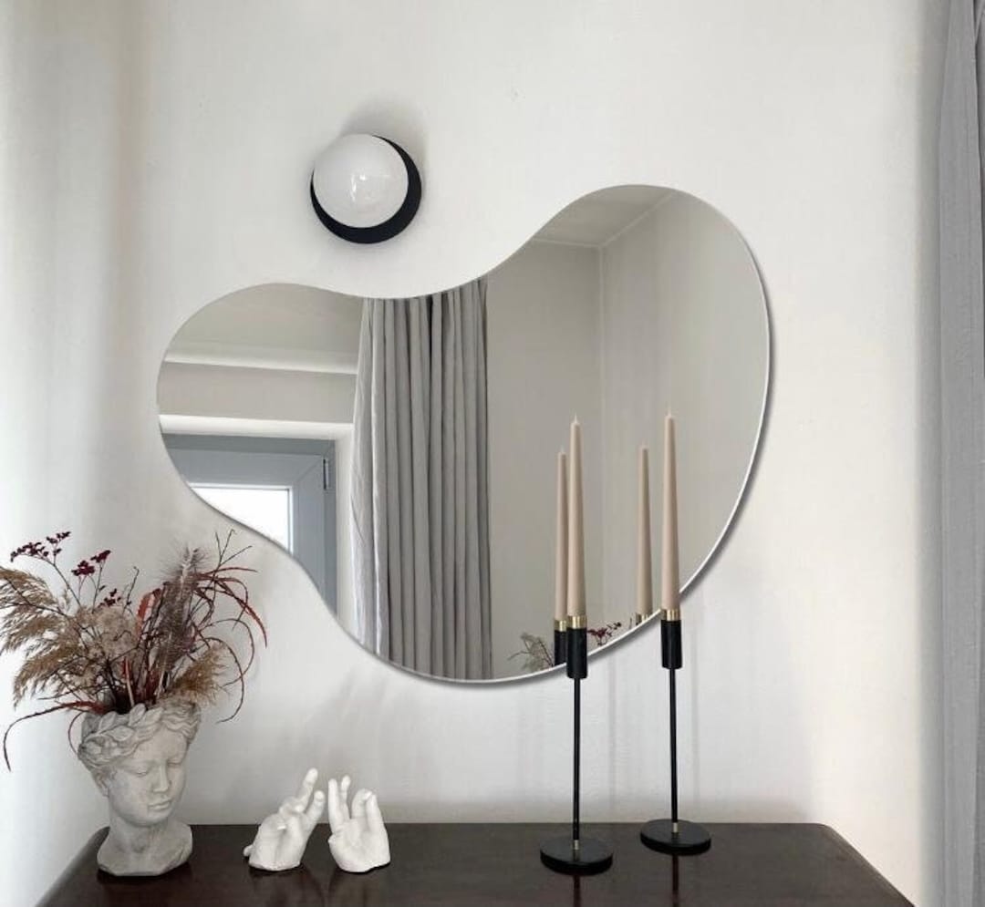 Large Asymmetrical Wall Unique Modern Organic Mirror Oversize ...