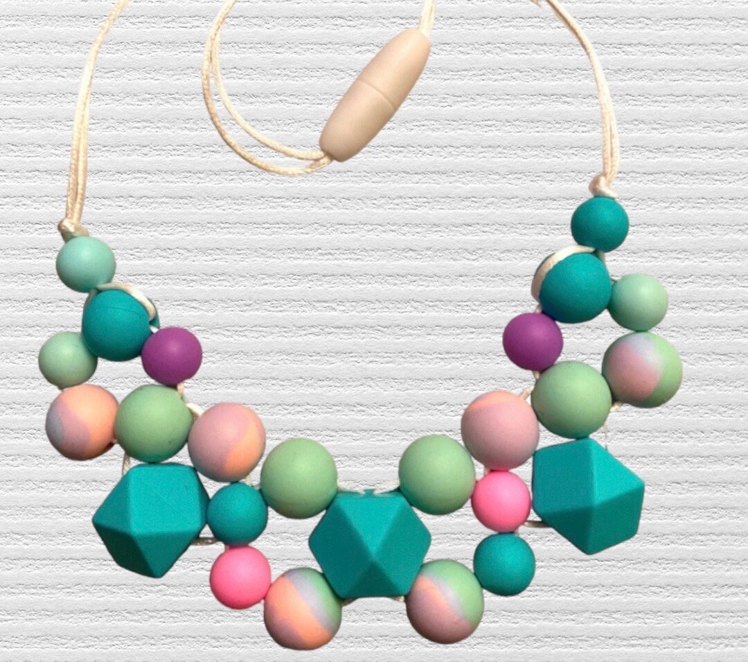 Handmade Chunky Bubble Necklace/fidget Necklace Made With Soft Silicone ...