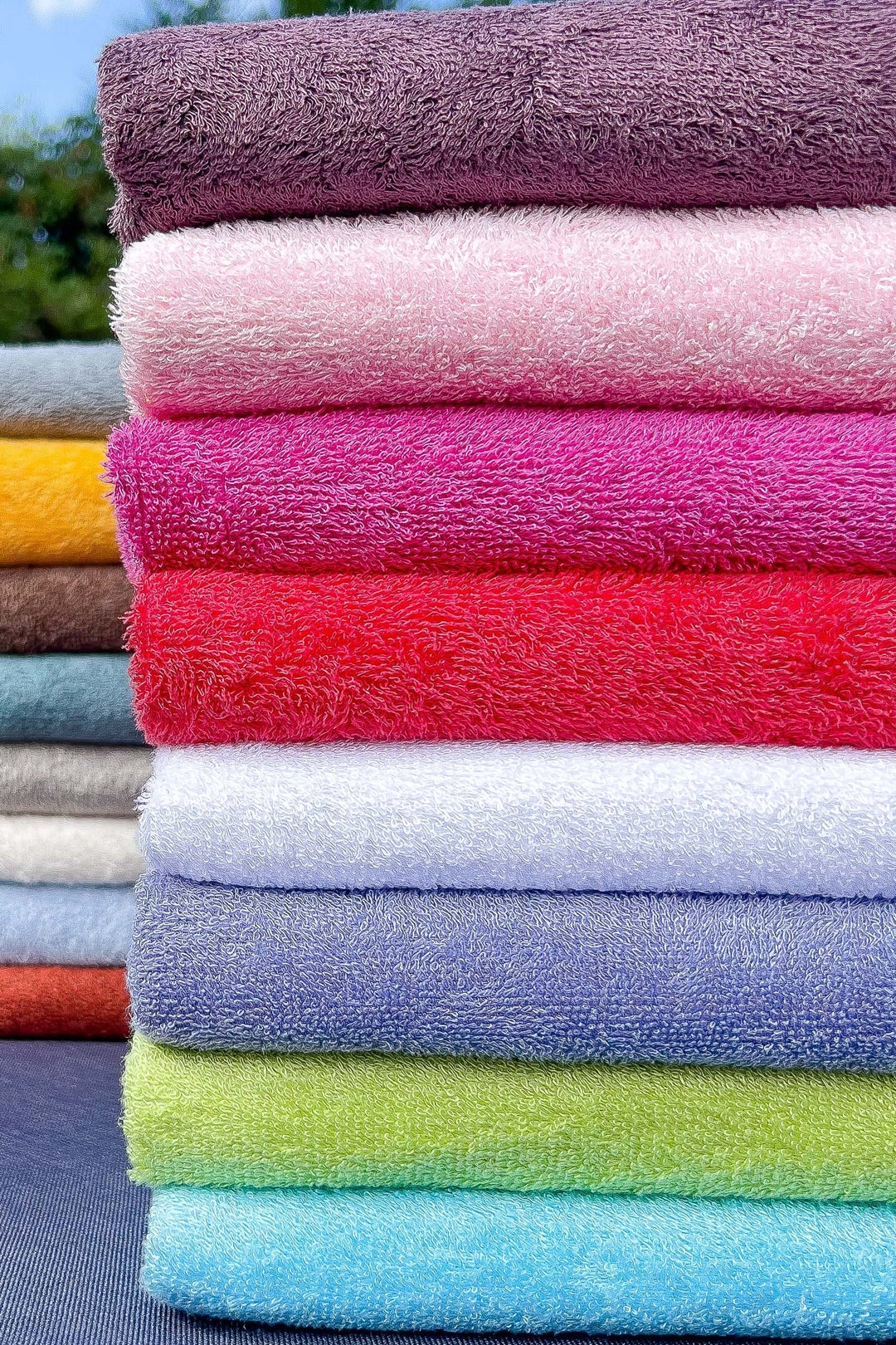 Bamboo Terry Cloth Oeko-tex 90% Bamboo 9 Colors for Massage Towels ...