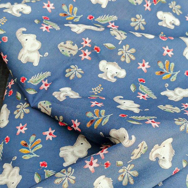 Cotton Elephants - Etsy