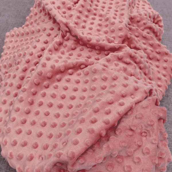 Pink Minky Fabric - Etsy