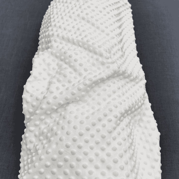 White Minky Fabric - Etsy