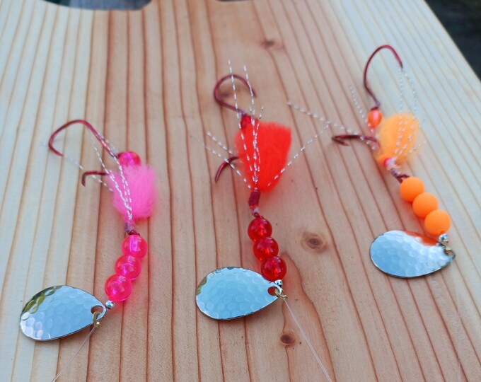 Chinook / Coho Roe Bug Spinner Fishing Lure - Etsy