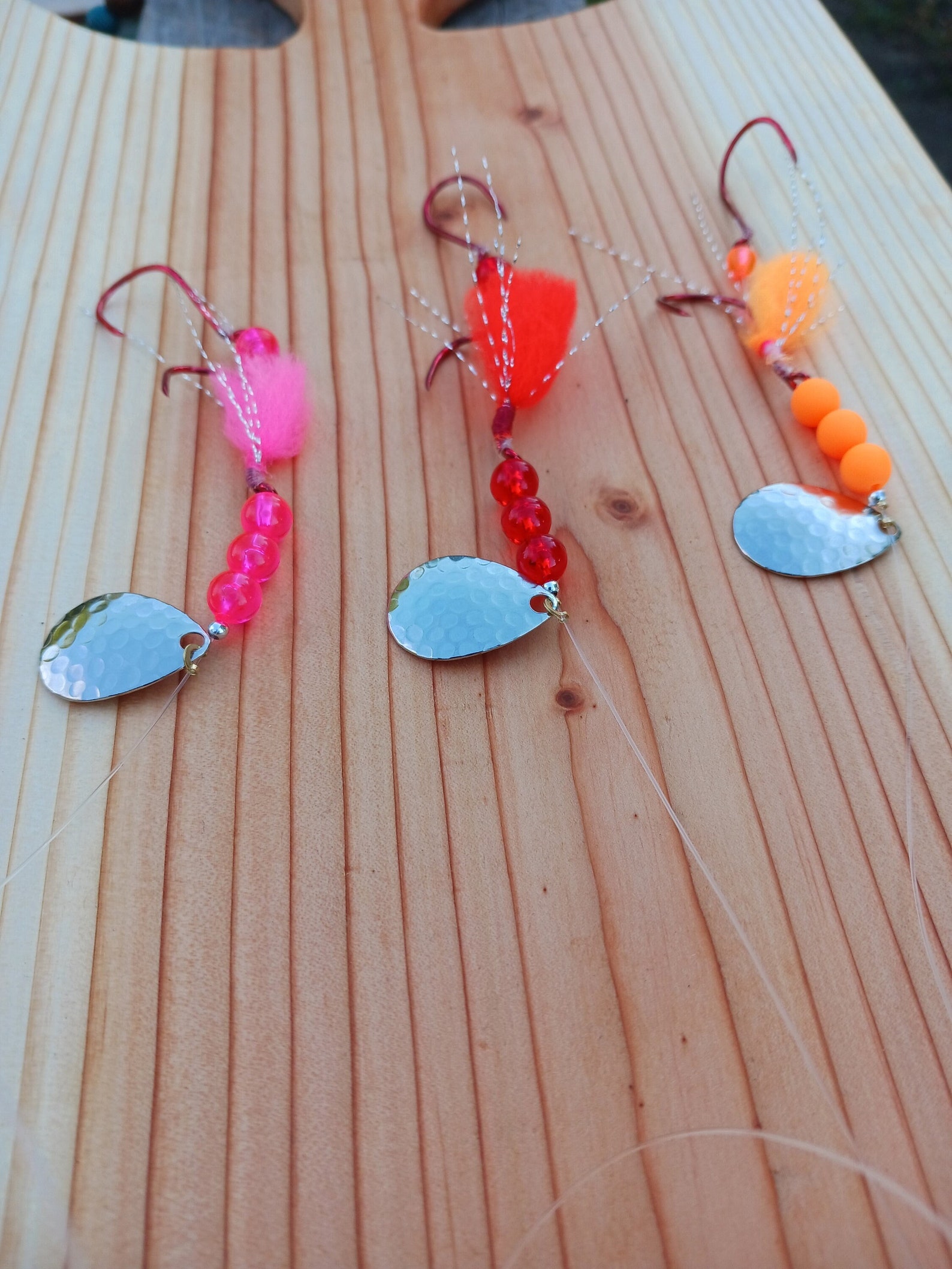 Chinook / Coho Roe Bug Spinner Fishing Lure - Etsy