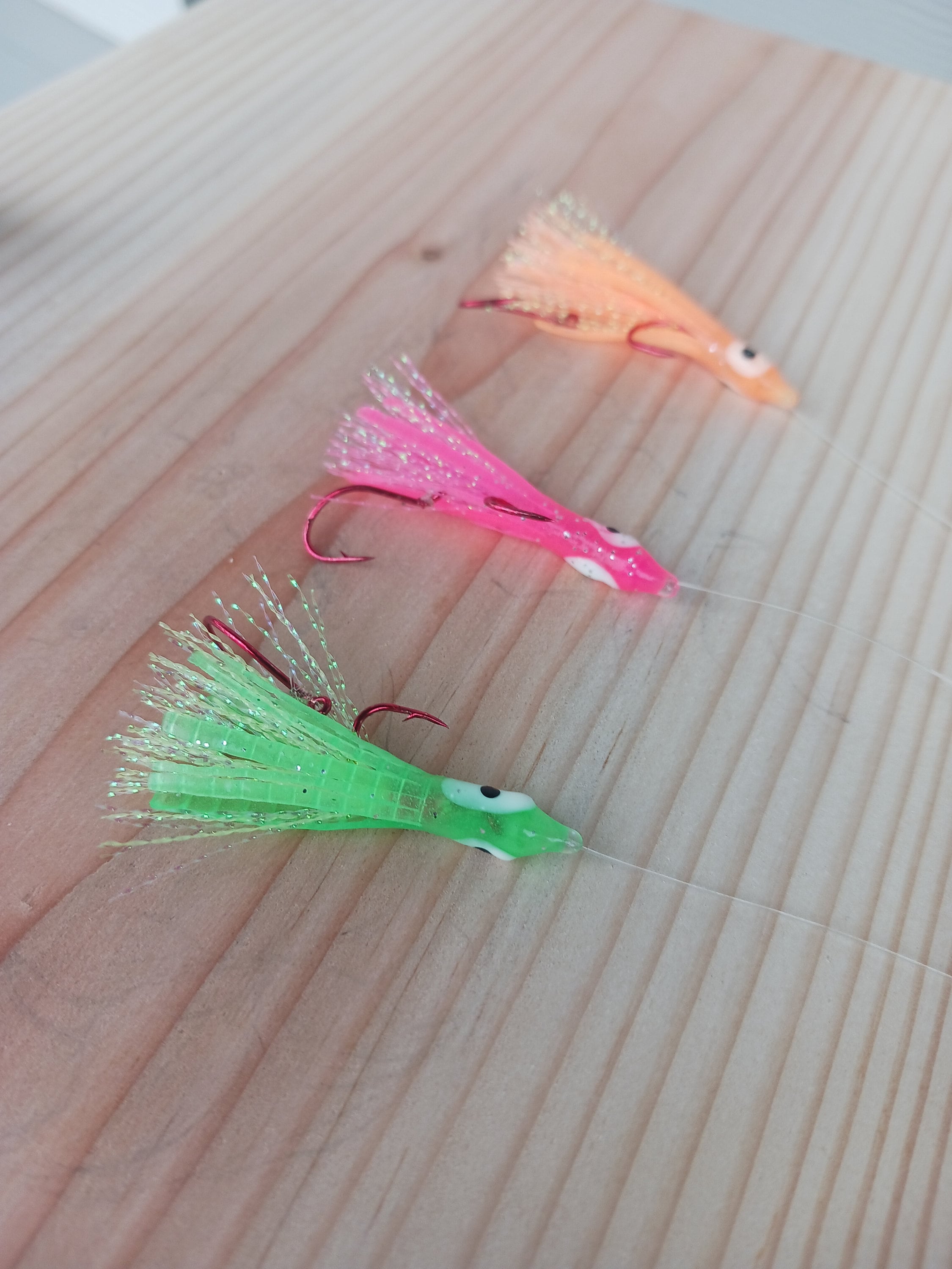3 Pack Flash Micro Hoochie Fishing Lures - Etsy