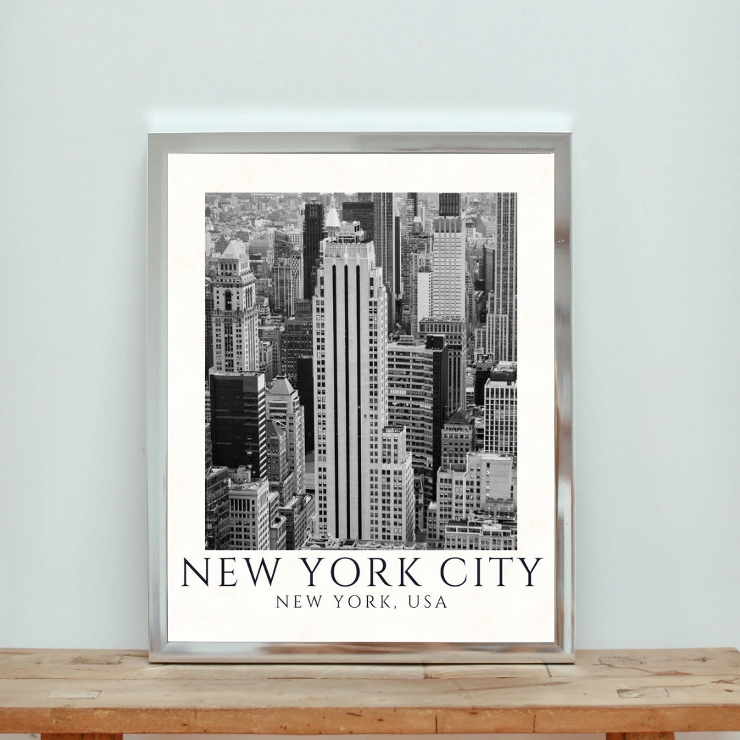 Set of 3 Cityscape Art Prints, New York, Paris, London, Photography ...