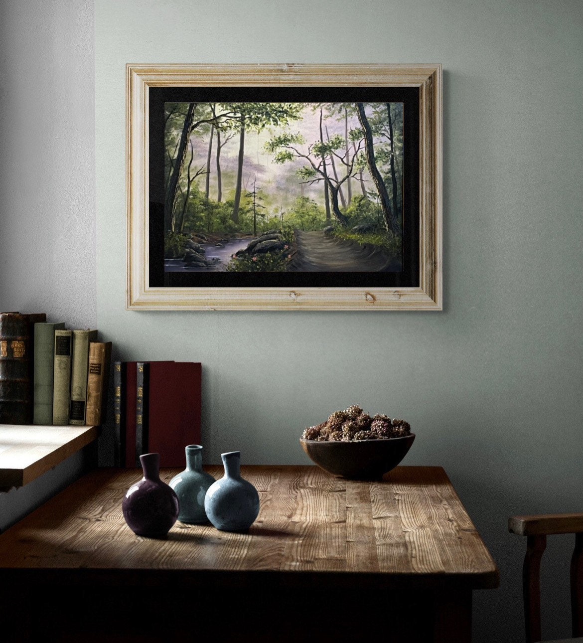 Trail Through the Woods 18x24 Hand Painted Original Artwork Landscape ...