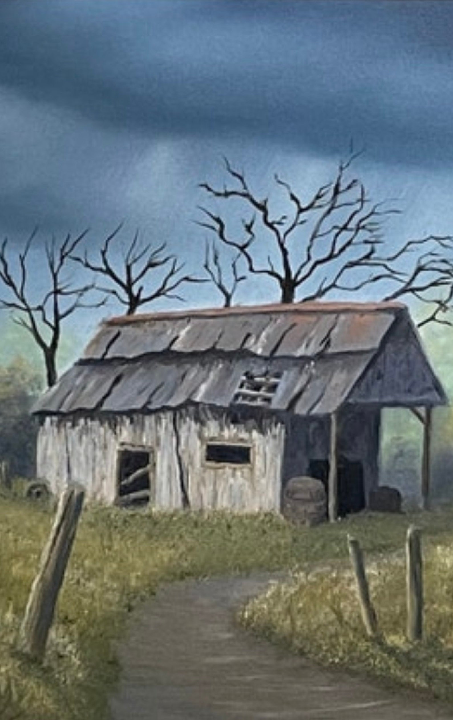 Rundown Shack 18x24 Hand Painted Original Artwork Landscape Oil ...