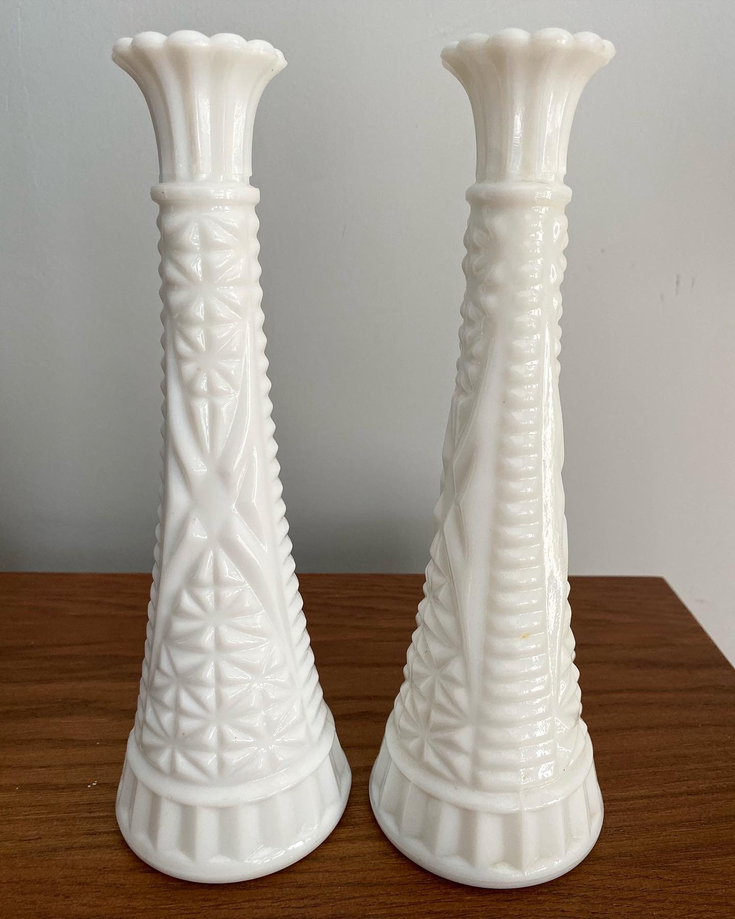 Antique French Portieux Vallerysthal White Opaline - Etsy