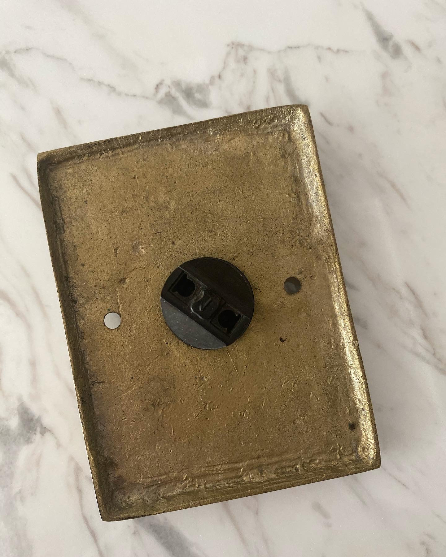 Vintage English Hand Finished Brass Door Bell, Antique Door Bell /door ...