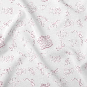 Surface Seamless Kids Design, Teddy Bear Theme Carousel, Textile Kids ...