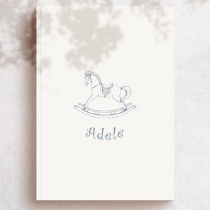 Hand-drawn Carousel Illustration, Vintage Teddy Bear, Horse, Balloons ...