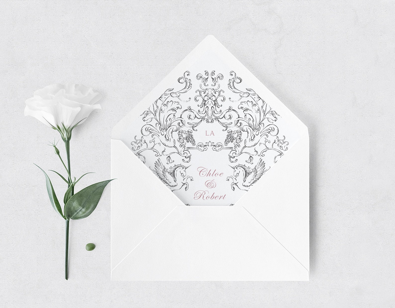 Fine Line Art Ornate Floral Frame Clipart Vector Frame - Etsy