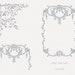 Line Art Wedding Ornate Frame Clipart Vector Wedding Art - Etsy