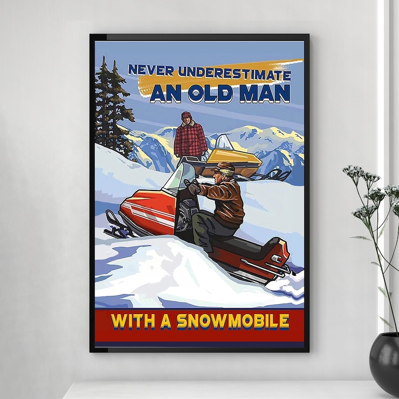 Snowmobile Wall Art - Etsy