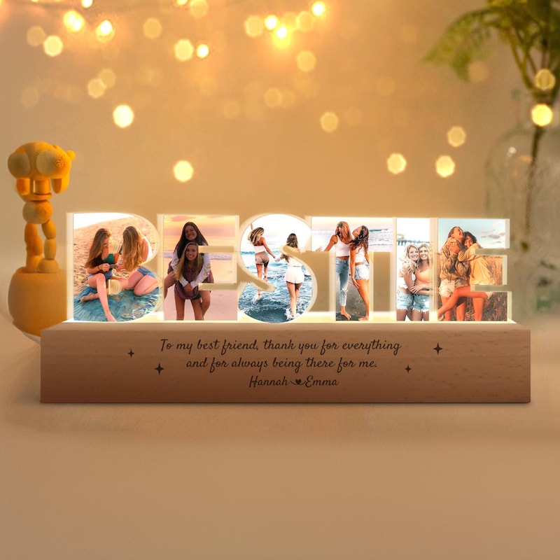 Light up Bestie Sign - Etsy