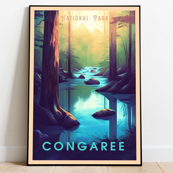 Congaree National Park Poster - Etsy