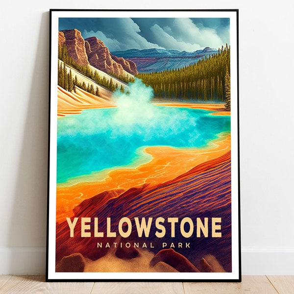 Yellowstone Poster - Etsy