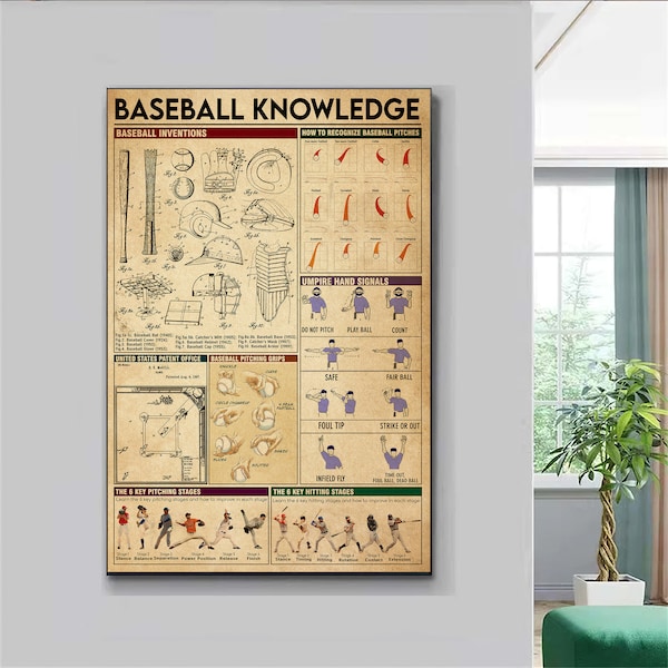 Baseball Wall Art - Etsy