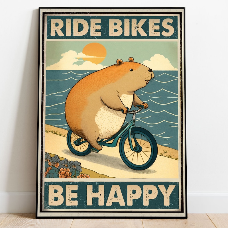 Bike Poster - Etsy