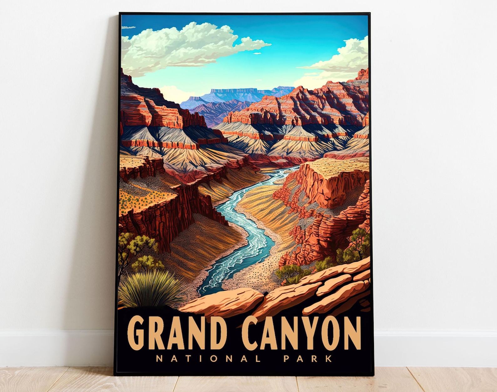 Grand Canyon National Park Poster, Arizona Poster, US National Parks ...
