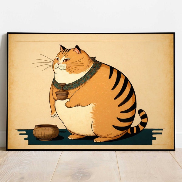 Fat Cat - Etsy