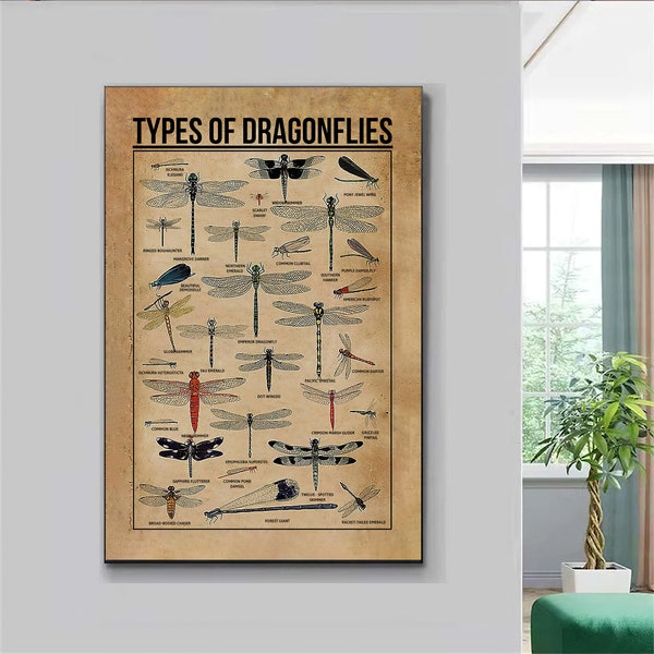Dragonfly Poster - Etsy