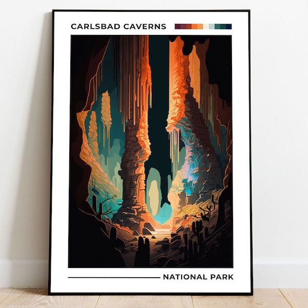 Carlsbad Caverns National Park Poster - Etsy